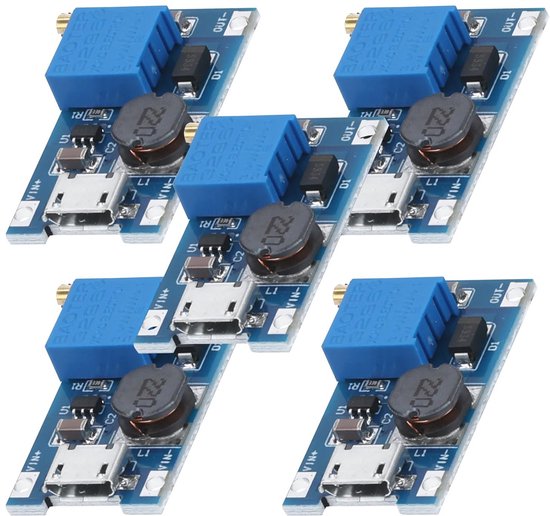 DC-DC Boost Step-Up Converter 5V-28V - Universele Spanningsregelaar ...