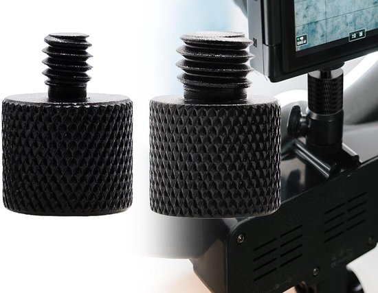Tripod Thread Adapter Set 3/8 to 1/4 and 1/4 to 3/8 for Camera Tripods ...