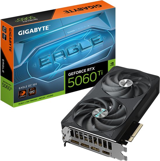 GIGABYTE GeForce RTX 5060 Ti EAGLE OC 16G NVIDIA 16 GB GDDR7 | bol