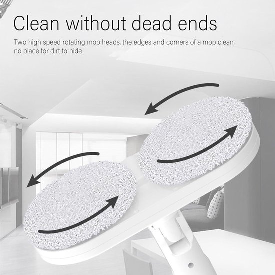 Professionele Draadloze Elektrische Dweil voor Vloerreiniging | bol