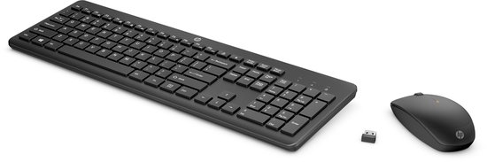 HP 235 - Draadloze Toetsenbord en Muis Combinatie - Qwerty - Zwart | bol