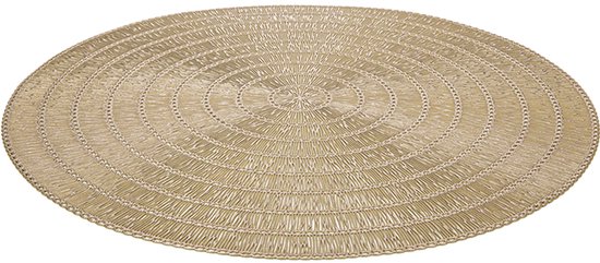 Placemats set van 4 goud 38cm. Riverdale | bol