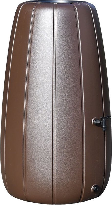 Regenton Gaja - 200 liter - Bruin - Kunststof regenton - Plantenpot ...