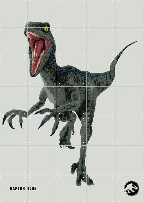 IXXI Raptor Blue, Jurassic Park & Universal Pictures - 100 x 140 cm ...