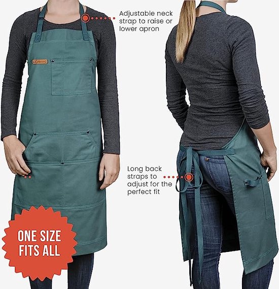 Kookschort voor mannen en vrouwen - aanbevolen door topchefs - schort ...