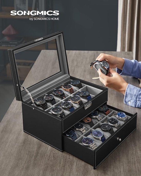 Horlogedoos voor 20 horloges | bol