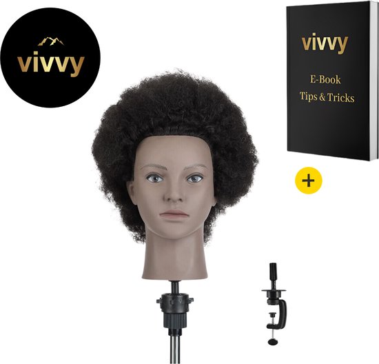Mannequin Hoofd - Paspop Hoofd Met Haar - Pashoofd 2 In 1 - 100% ...