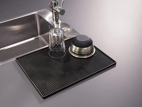 Maxi Dish Drying Mat, Extra Large Rubber Mat with Nub Structure for ...