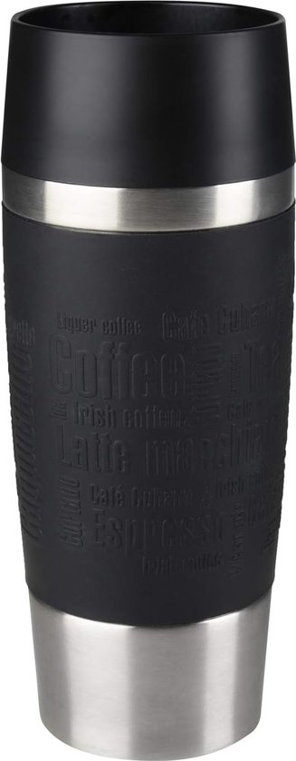 513357 Travel Mug Standard Design, Thermobeker, Zwart, 360 ml4 | bol