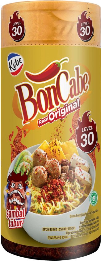 Kobe Boncabe Chilipoeder Level 30 - 40 g | bol