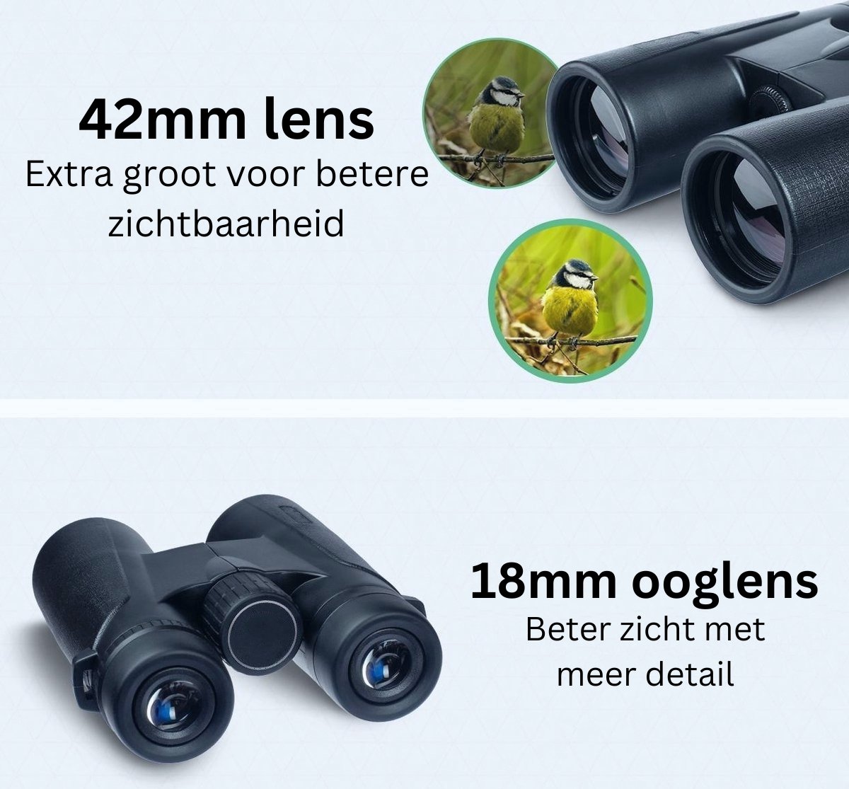 SkySight Verrekijker - 12x42 - Voor Volwassenen en Kinderen - Met ...
