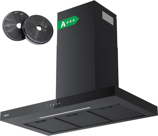 Afzuigkap 90 cm 650 m³/h met Touch Control en 4 Snelheden - Interne ...