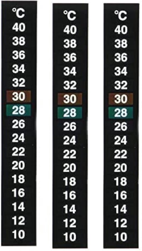 Thermometer Stickers voor Aquariums - 3 Stuks Digitale ...