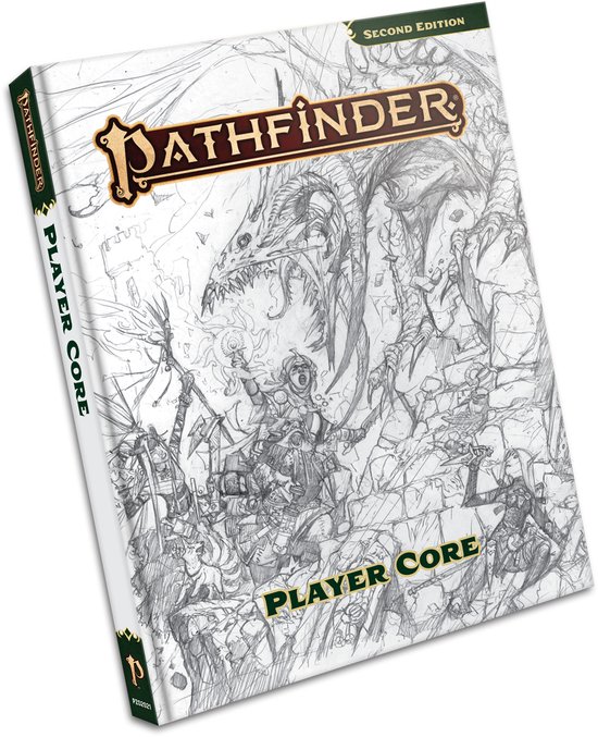 Pathfinder RPG Player Core 2 Sketch Cover | bol