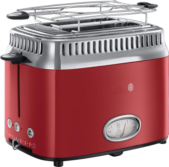 Retro Broodrooster Rood - Vintage Design - Huiskeukenapparaten ...