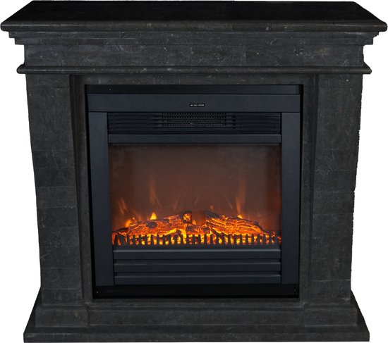 Xaralyn Kreta-Mini ELU-SBU elektrische open haard - Antraciet, zwarte ...