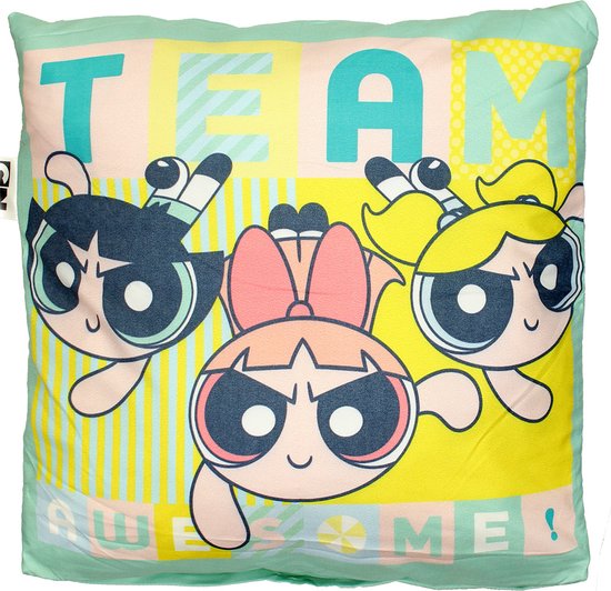 The Powerpuff Girls Kussensloop Zonder Vulling 40x40cm | bol