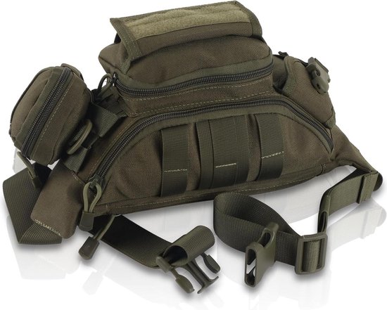 Tactical Large Waist Pack with 9 Pockets - Adjustable Belt Sports Molle ...