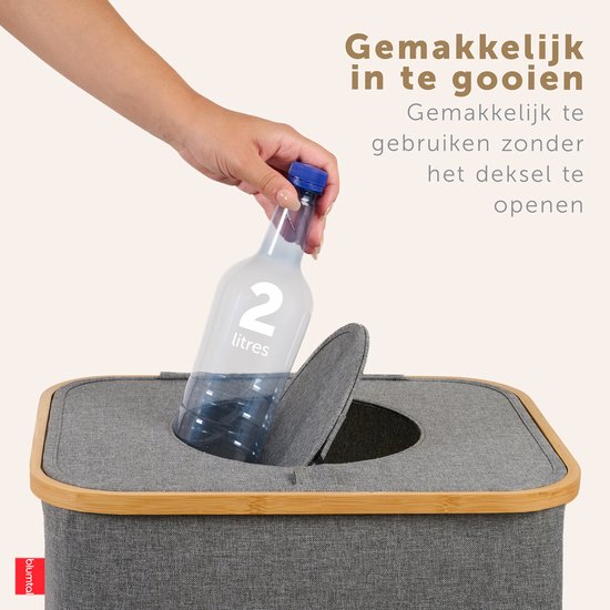 Blumtal - Afvalscheiding - Recycle afvalbak - 100L - Statiegeld ...