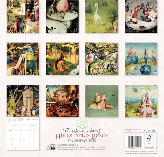 Hieronymus Bosch Kalender 2025 | bol