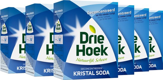 Driehoek Kristal Soda - Geconcentreerde kristalsoda - 6 x 600g | bol