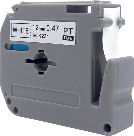 DULA Brother Compatible label tape- M-K231 - 3 cassettes - Brother P ...