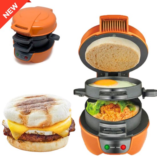 RAF - Hamburger Maker- tosti apparaat- Eierkoker Ring - broodrooster ...