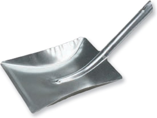 Buemag Vuilblik - roestvrij metaal - 40 x 20 cm - zilver - stofblik ...