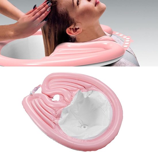Opblaasbare Shampoo Kom - Draagbare Haar Wastafel met Afvoerslang voor Bedlegerige... | bol