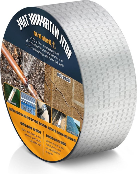 Waterdichte reparatietape 50 mm x 5 m voor lekkages en afdichting | bol