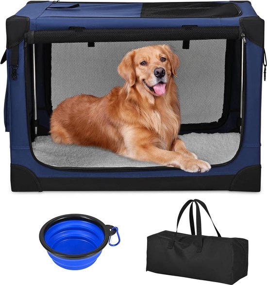 Hondenbench Opvouwbare Lichtgewicht Krat voor Middelgrote Honden - Auto ...