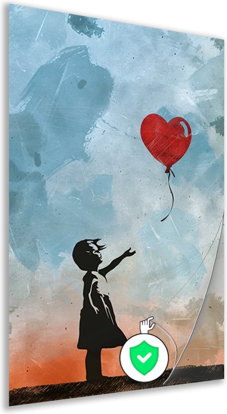 Ballon poster - Object posters - Posters Meisje - Wanddecoratie ...