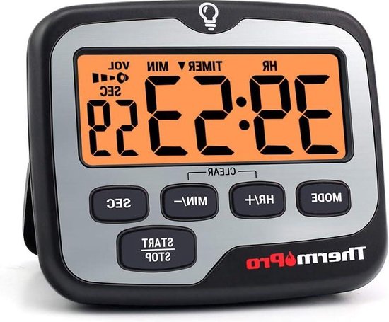 Keukentimer met Countdown Timer - Digitale Timer met aanraakscherm en ...