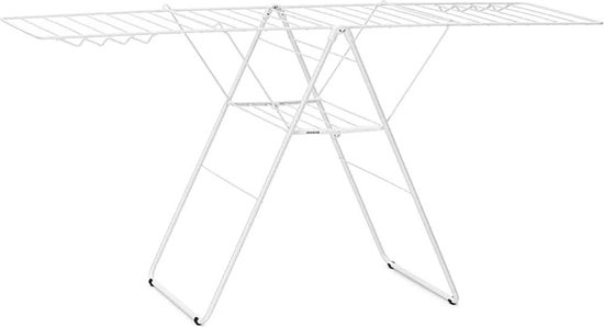 Wasrek HangOn Fresh White 25m - extra groot droogrek met antislip ...