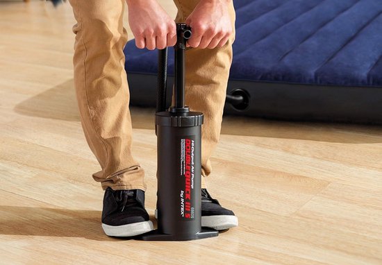 Luchtbed Handpomp 145 inch zwart | bol