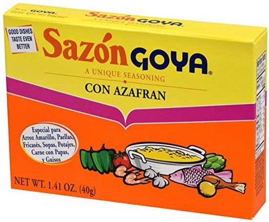 Goya Sazon Con Azafran Seasoning (40g) | bol