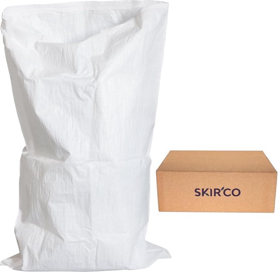15 stuks Witte PP Geweven Zakken 70 x 120 cm met Polyethyleen Liner ...