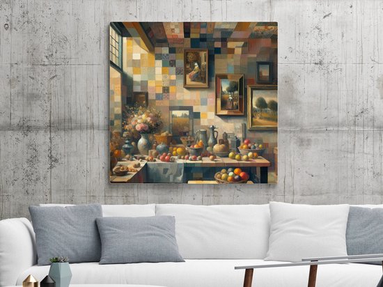 Abstract vermeer schilderij | Verbluffende Vermeer Interpretatie: Een ...
