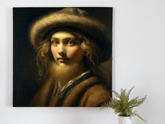 Modern rembrandt schilderij | Rembrandt's zeitgeist: contemporary masterpiece blending... | bol