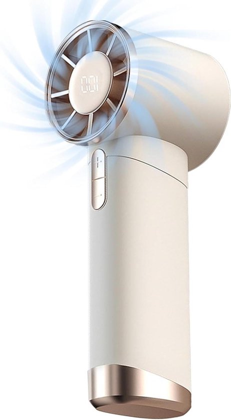 Rechargeable Silent Handheld Fan - Portable Cooling Fan for Quick ...