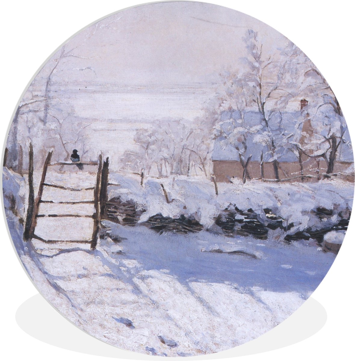 Wall Circle - Wall Circle Indoor - La Pie - Tableau de Claude Monet ...