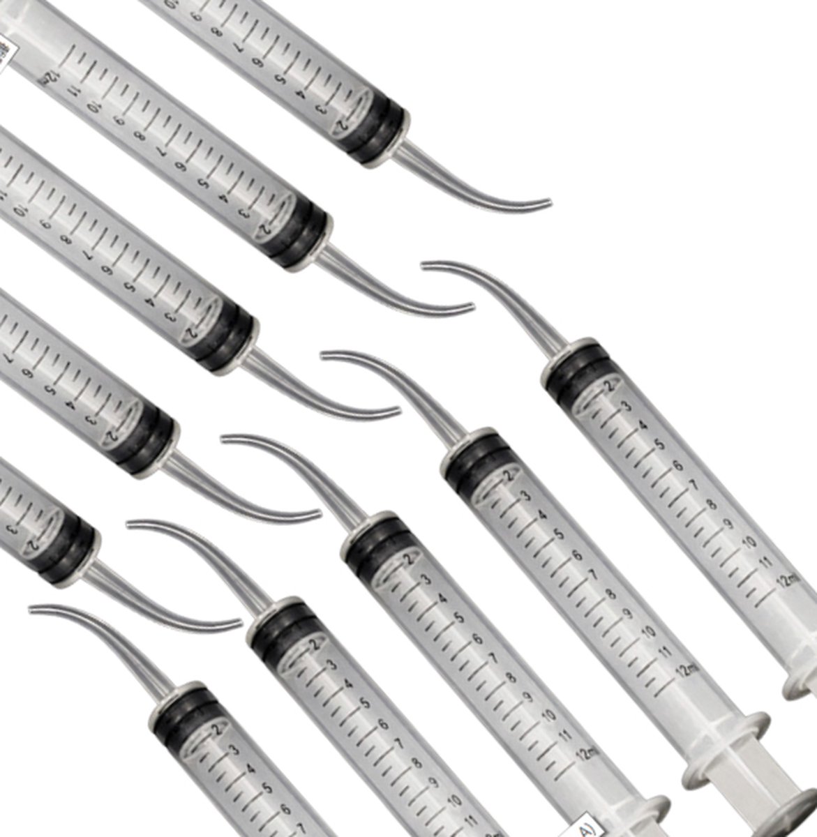 Monoject 412 | Spuit met kromme punt 10 stuks | bol