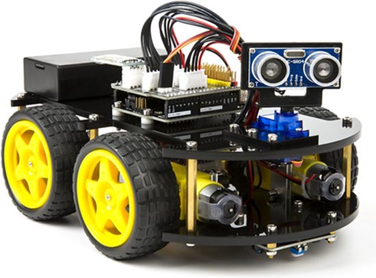 Smart Robot Car Kit v3.0 met vierwielaandrijving Arduino | bol.com