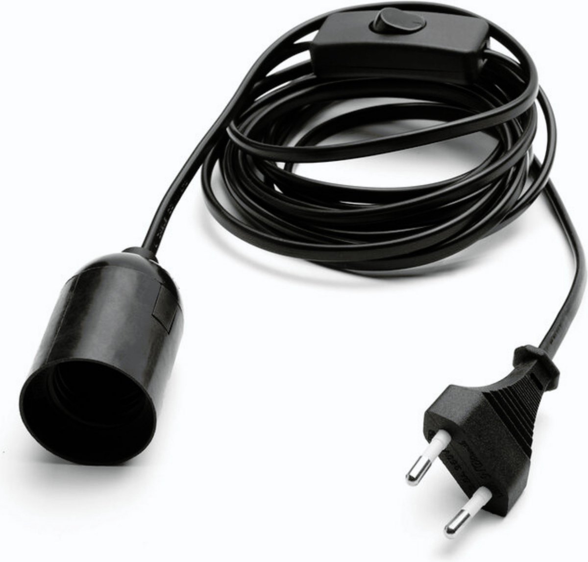 Proventa® Lampfitting E27 met 3.5 meter snoer en stekker - Lamphouder ...