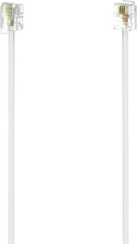 Hama Telefoon (analoog) Aansluitkabel [1x RJ10-stekker 4p4c - 1x RJ10 ...
