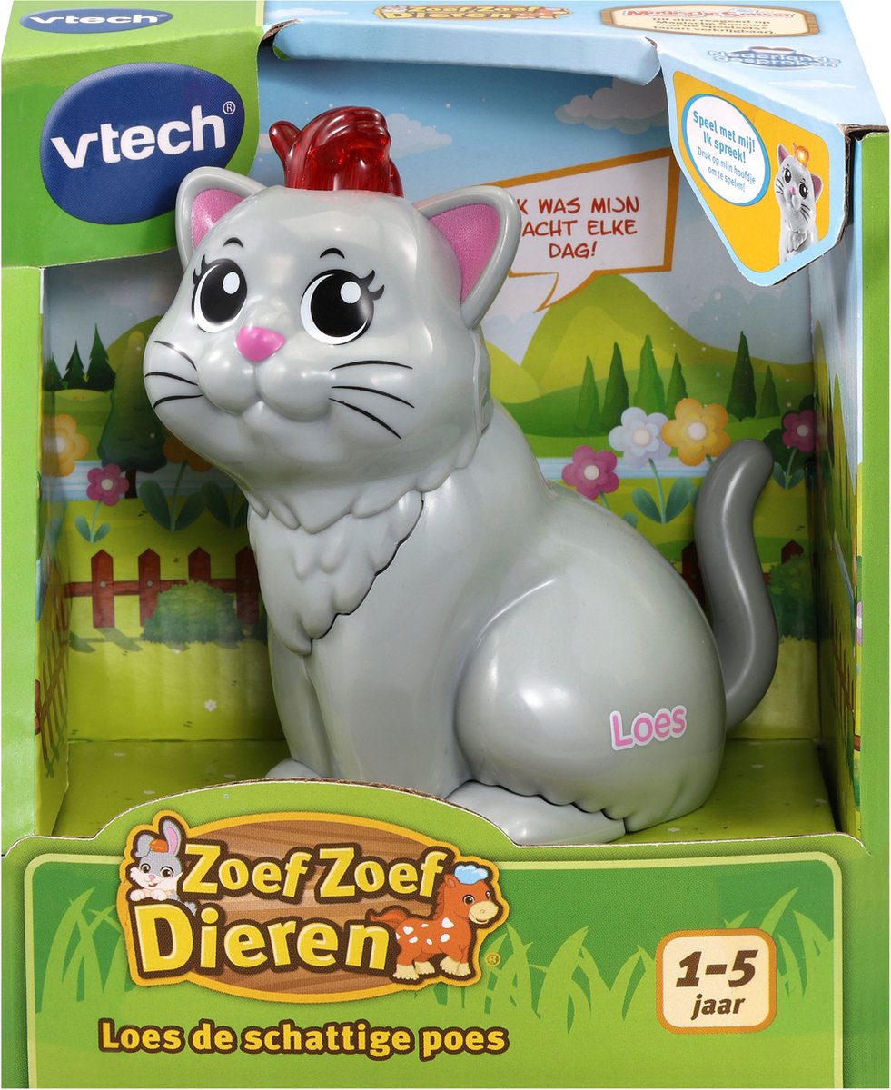 VTech Zoef Zoef Dieren Loes de schattige Poes | bol.com
