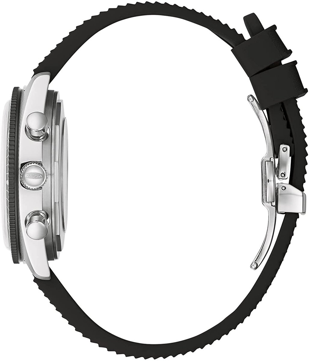 Bulova Archive Series Surfboard 98A252 Horloge - Rubber - Zwart - Ø 40 ...