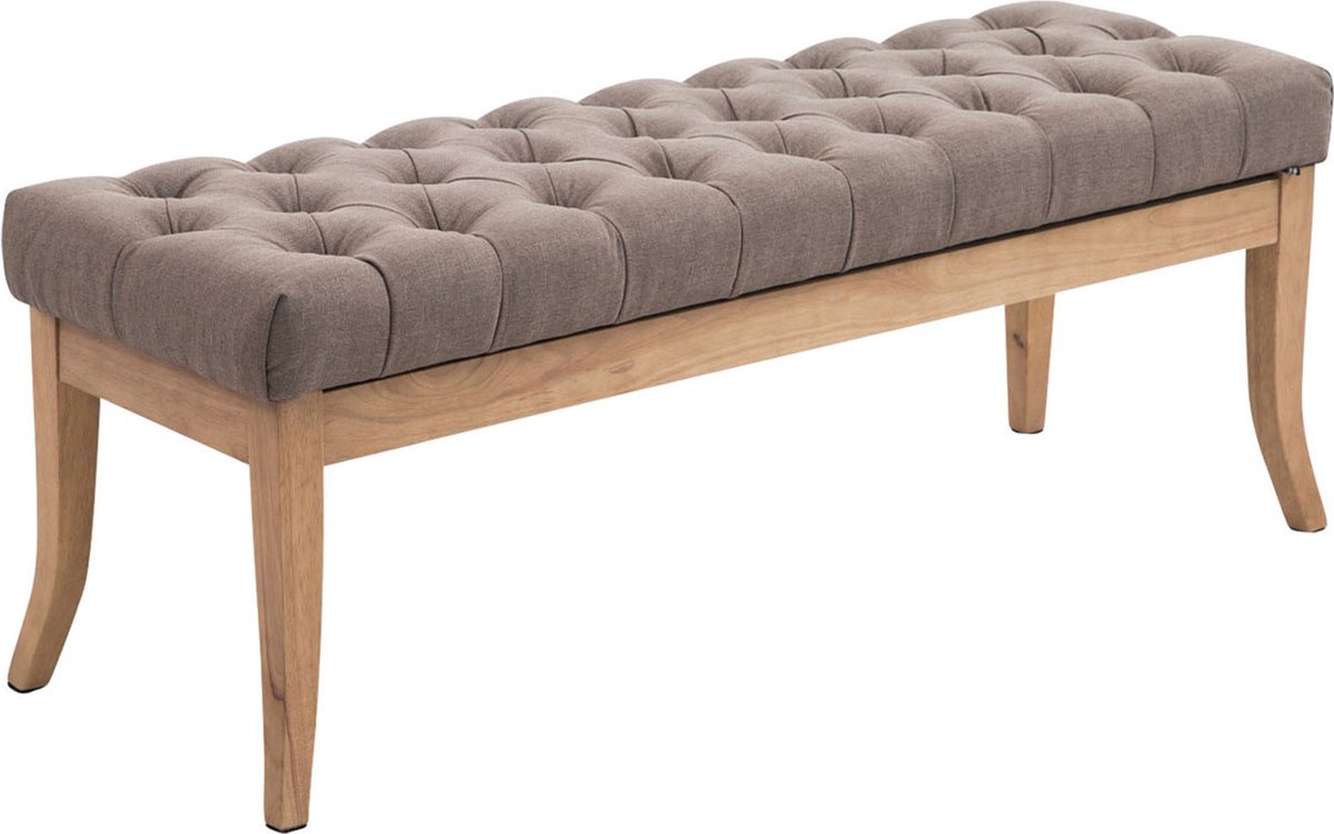 Design Zitbank Salo Stof 120 cm LA V2, Taupe | bol.com