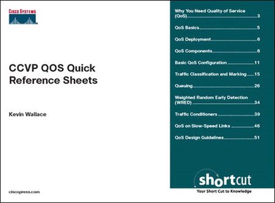 Ccvp Qos Quick Reference Sheets (ebook), Kevin Wallace | 9780133105162 ...