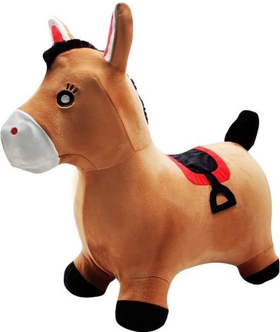 Cheval Sauteur Gonflable en Peluche | bol